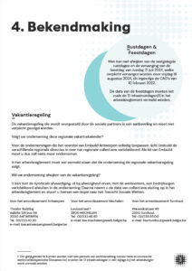 Vakantieregeling 2024 provincie Antwerpen inhaalrustdagen - feestdagen ...